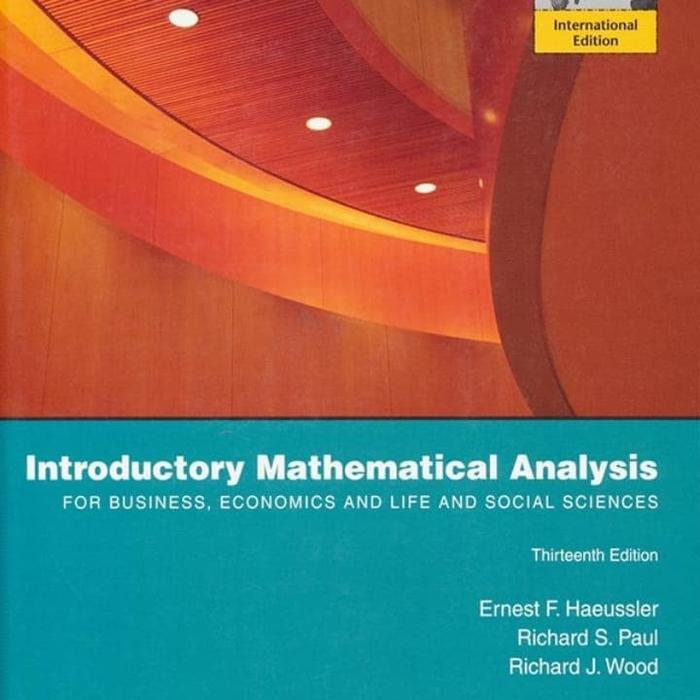 Jual introductory mathematical analysis edisi 13. buku asli - Jakarta ...