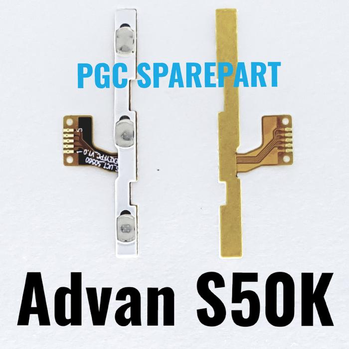 Jual Original Flexible Connector Volume Power On Off Advan S50K Konektor - Jakarta Timur - PGC ...