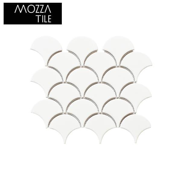Jual Mosaic Mozaic Mosaik MOZZA Fan Glossy White - Jakarta Utara ...