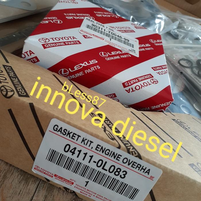 Jual packing set innova diesel packing complete innova diesel komplit ...