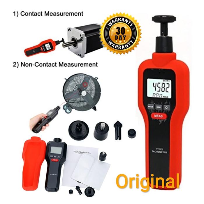 Jual Tachometer Digital Tachometer Contact Non contact 2 in 1 RPM meter ...