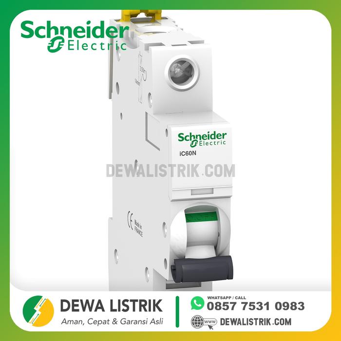 Jual [ A9F74104 ] Schneider - ACTI9 IC60N 1P 4A C MCB - Jakarta Pusat - Dewa Listrik_NEW | Tokopedia