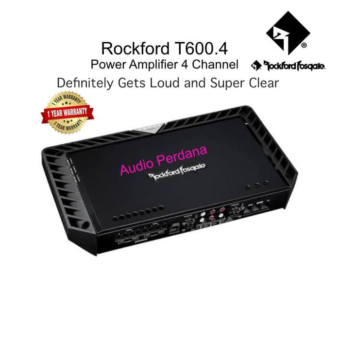 Jual Power Rockford Fosgate T600 4 Channel Amplifier Original & Resmi ...