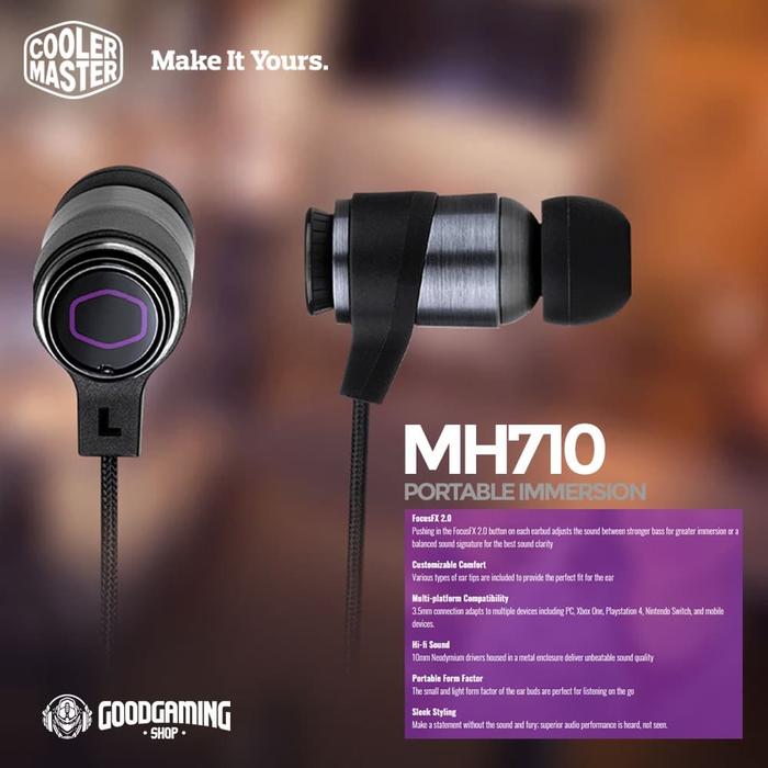 Jual CoolerMaster MH710 - Gaming Earphone - Jakarta Pusat ...