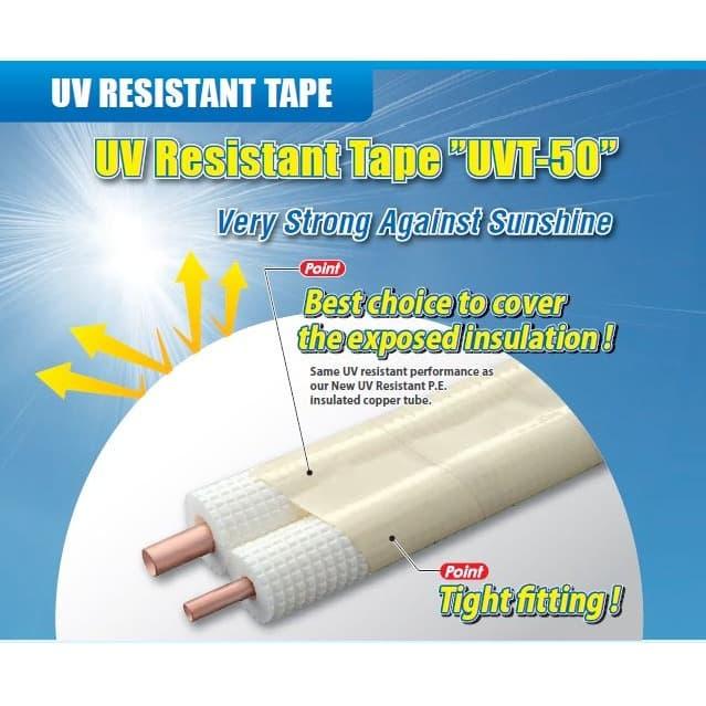 Jual Duct tape AC INABA DENKO tahan UV UVT-50 isolasi lakban AC anti UV ...