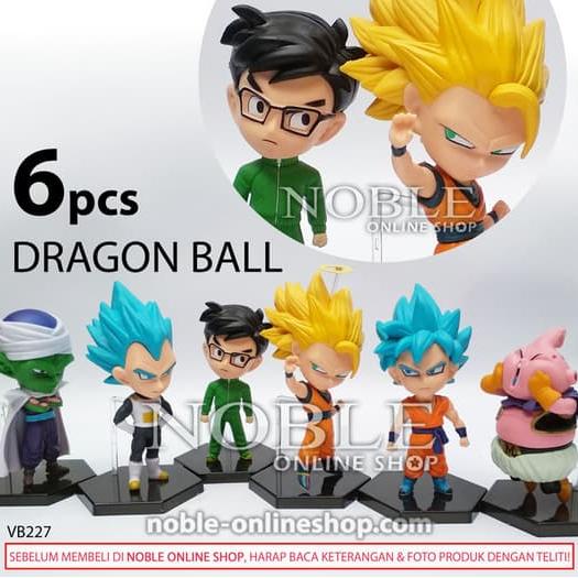 Promo Dragon Ball Chibi Figure-Son Goku-Piccolo-Buu-Koleksi Toys Anime ...