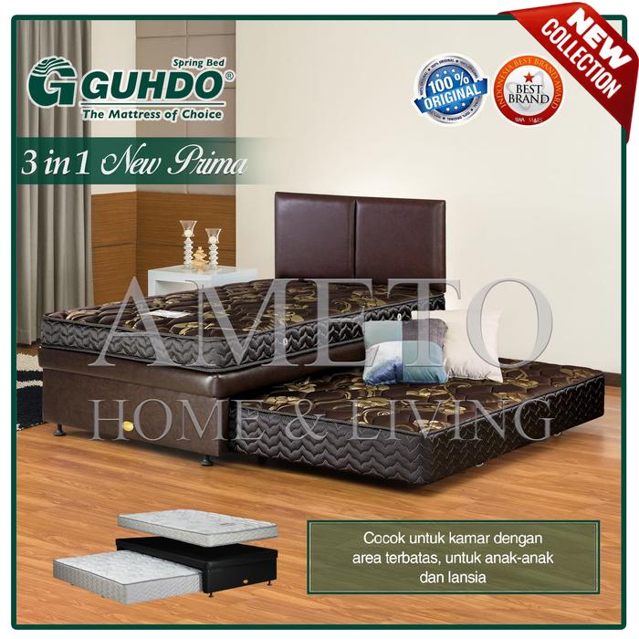 Jual Guhdo Spring Bed 3 in 1 New Prima - 90 x 200 - Atlantic Full Set - Kota Depok - Ameto Home ...