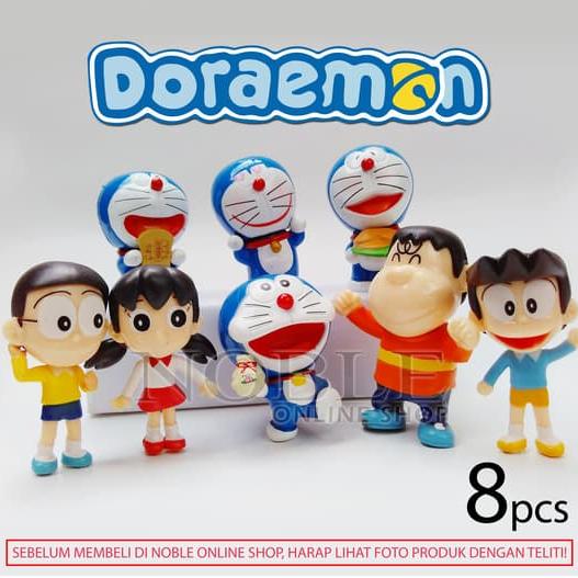 Jual Doraemon Figure Si Kucing Biru-Figure Set Nobita-Shizuka-Suneo ...