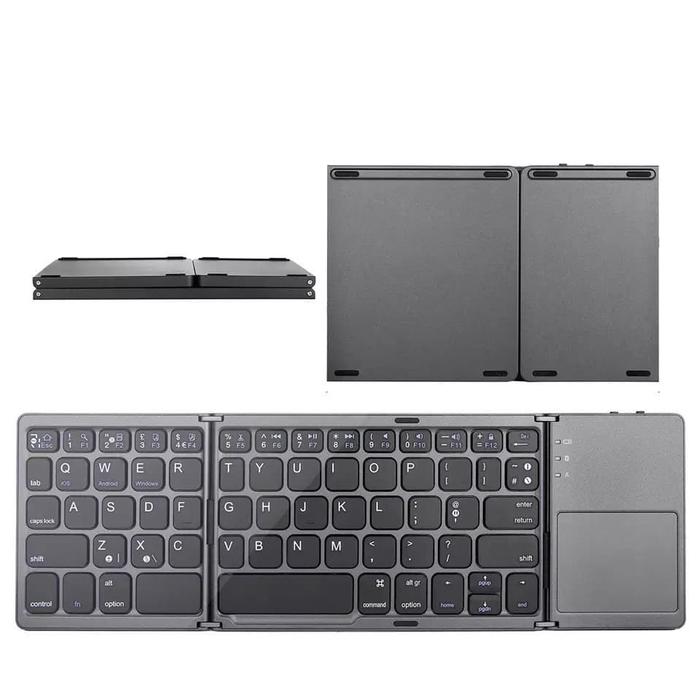 Jual AVPRO AVK1 Bluetooth Foldable Keyboard with Touchpad BLACK ...