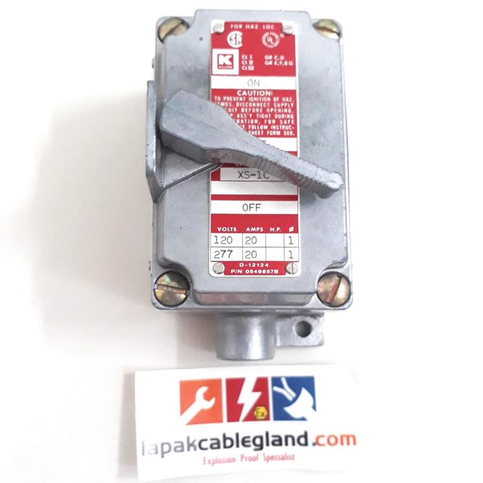 Jual Explosion Proof Switch On/Off 20A KILLARK Aluminium Iron Casting ...
