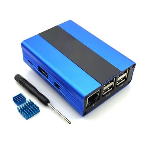Jual Casing Box Raspberry Pi 3 Raspi 3B Aluminium Metal Case Eleduino ...