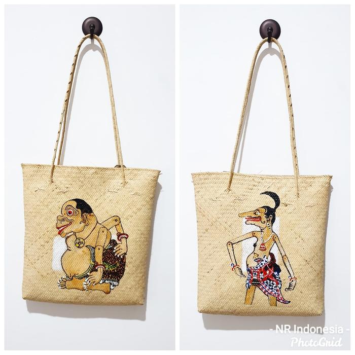 Jual tas rotan lukis motif wayang - Kota Malang - NORA INDONESIA MALANG ...
