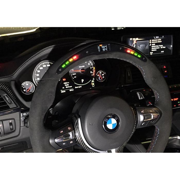 Jual BMW M Performance Race Display Alcantara Steering Wheel - HUD LED ...
