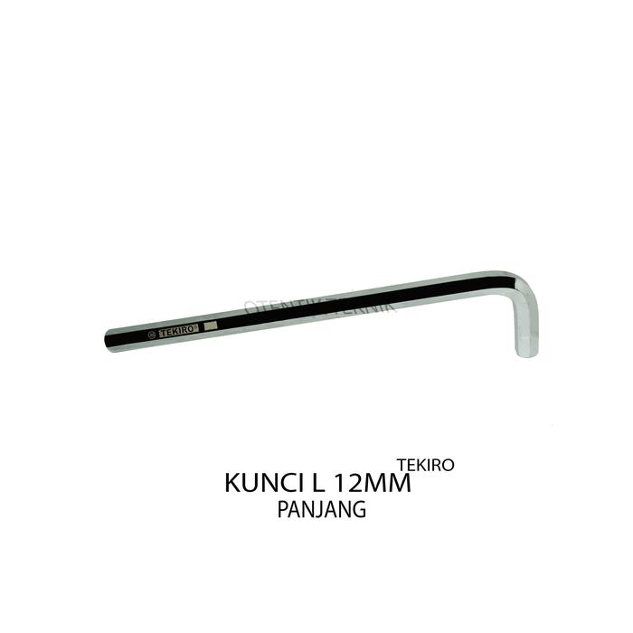 Jual TEKIRO HEX KEY LONG 12MM - KUNCI L PANJANG TEKIRO 12 MM - Jakarta ...