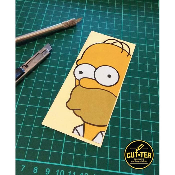Jual cutting sticker HOMER simpson - Jakarta Barat - CUTTER STICKER ...