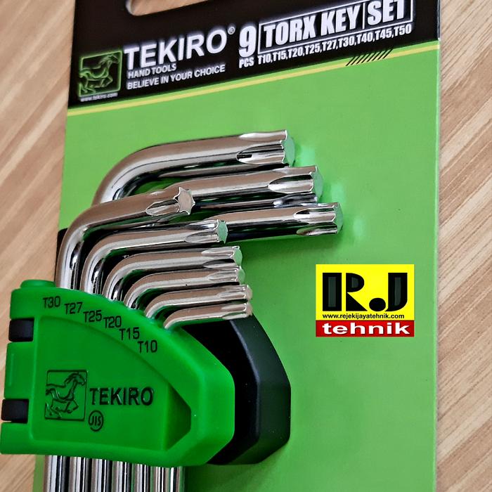 Jual Kunci L Bintang Tekiro Torx Key Long Set Tanpa Lubang 9pcs - Kota Surabaya - Rejeki Jaya ...
