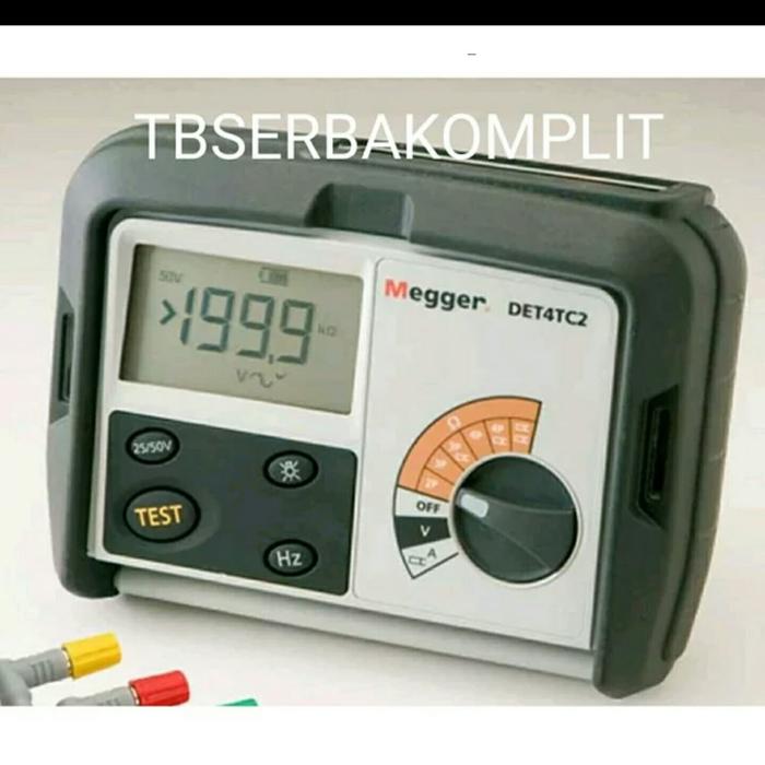 Jual MEGGER DET4TC2 4 Pole Earth Ground Resistance Tester Soil ...