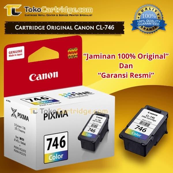 Jual Cartridge Tinta Canon CL746 CL 746 CL-746 Color Original Loosepack ...