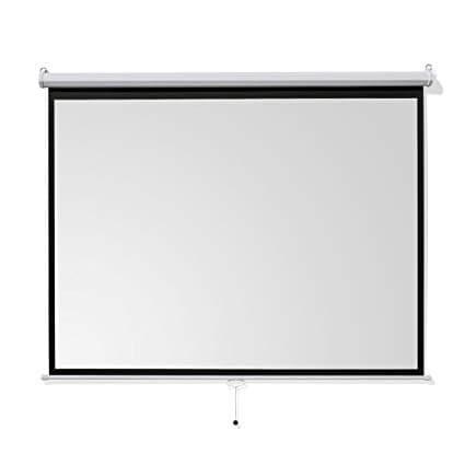 Jual Manual Screen Proyektor 70 Inch Ukuran 177 x 177 Cm Merk New ...
