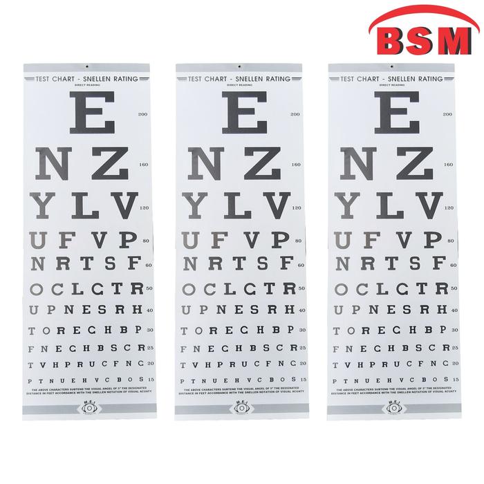 Jual SNELLEN CHART Materi Tes Kesehatan Mata - Kota Surakarta - Bina ...