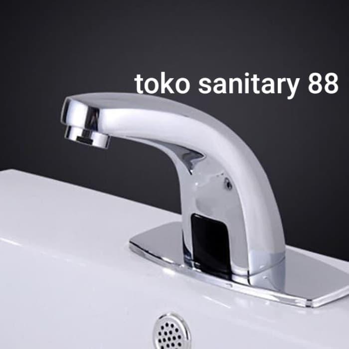Jual kran wastafel sensor automatic kuningan model toto kran otomatis ...