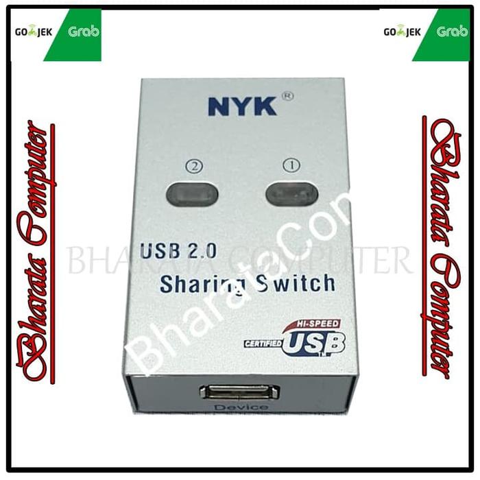 Jual Auto Switch Printer 2 Port Nyk - Usb Sharing Switch 2 Port Nyk Ori Di Seller Kingyo ...