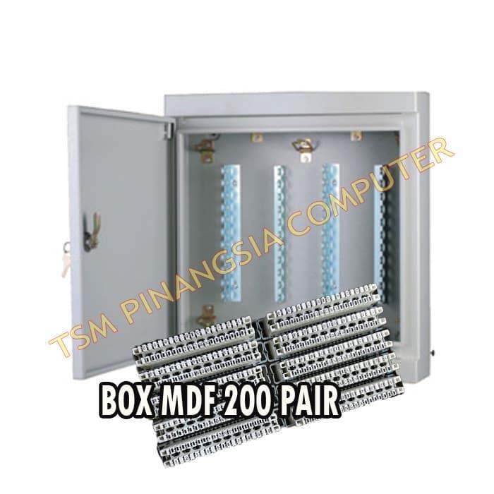 Jual BOX MDF 200 Pair Box Telepon Box Mdf + Frame + Lsa UntukPabx Telp ...