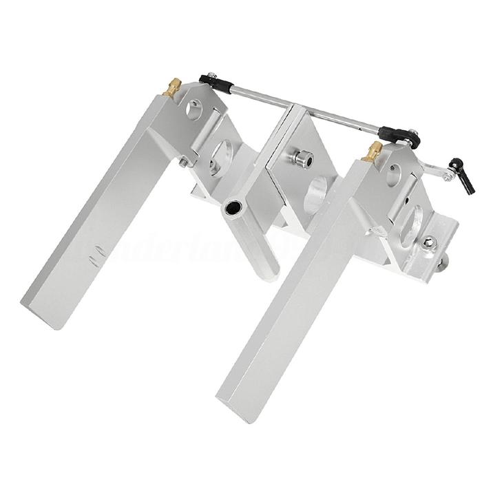 Jual DELTA Alloy Rudder Dual Water Pickup for 1/4' Shaft RC Boat ...