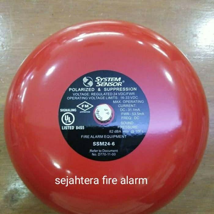 Jual alarm bell merk system sensor type SSM 24-6 24VDC ASLI - Jakarta ...