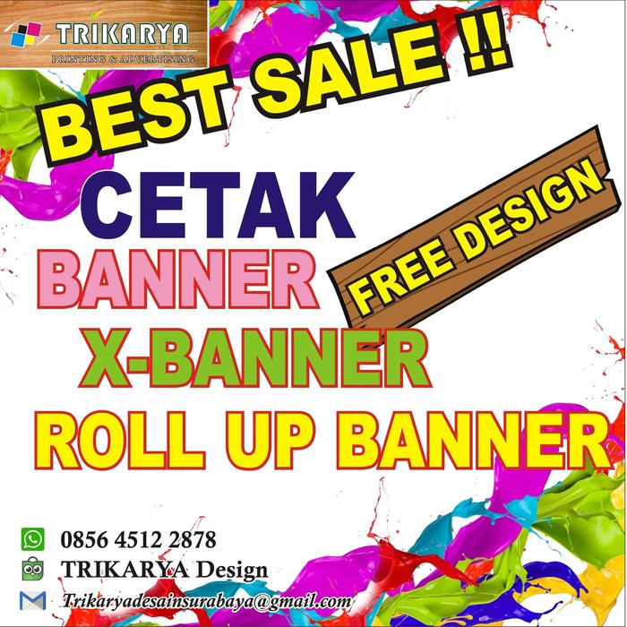 Jual Cetak Banner / Spanduk / Baner toko - Kota Surabaya - Trikarya ...