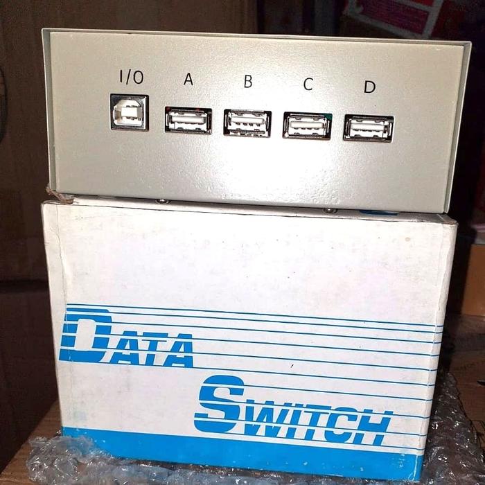 Jual Data switch auto switch printer 4 port/4bpprt auto sharing ...