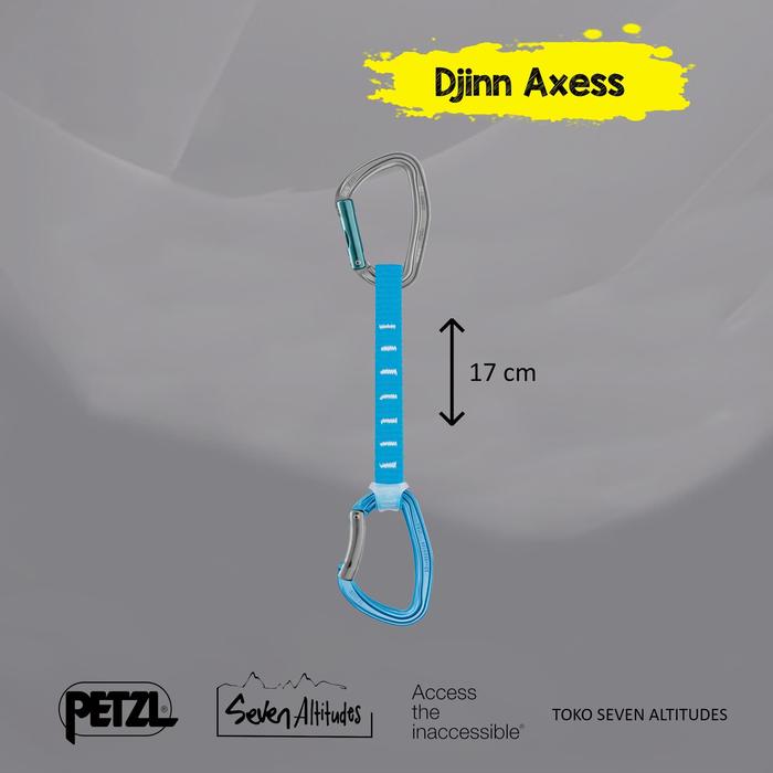 Jual Runner Petzl Quick Draw Djinn Axess 17 cm for rock climbing - Kota ...