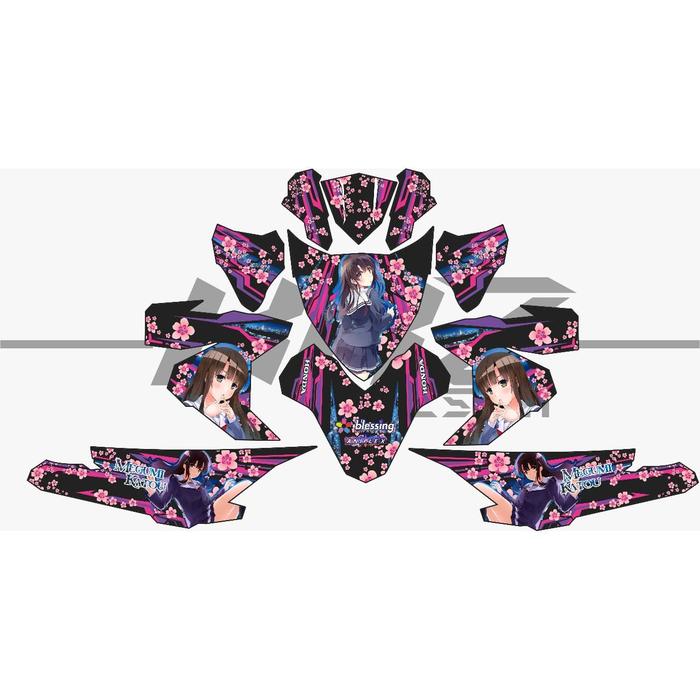Jual Custom Desain Decal Stiker Motor Vario 150 (Anime) by KRZ - Kota ...