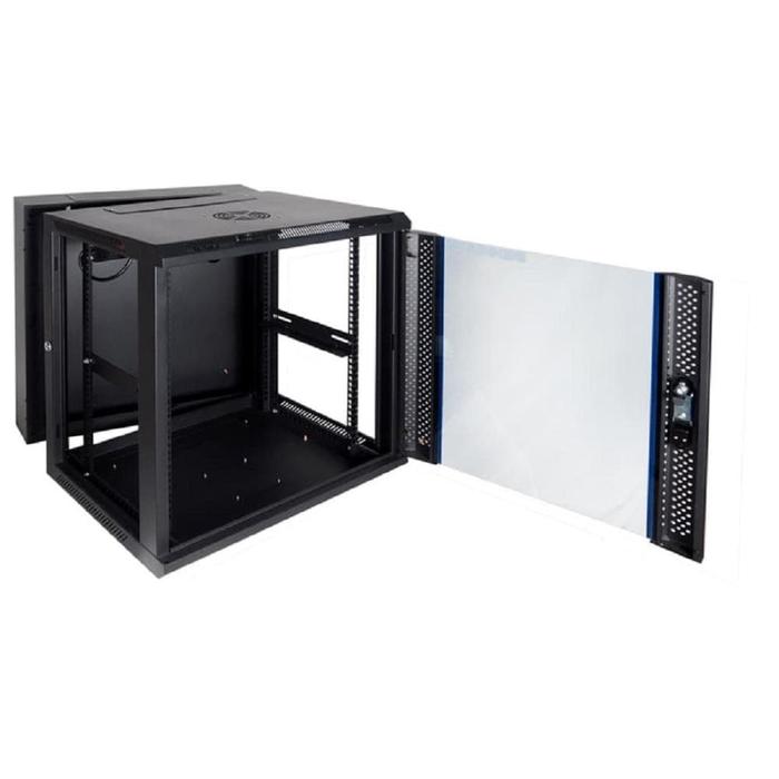 Jual Rack Server 12U Wall Mount Close Rack Single Door 12 U - Hitam ...