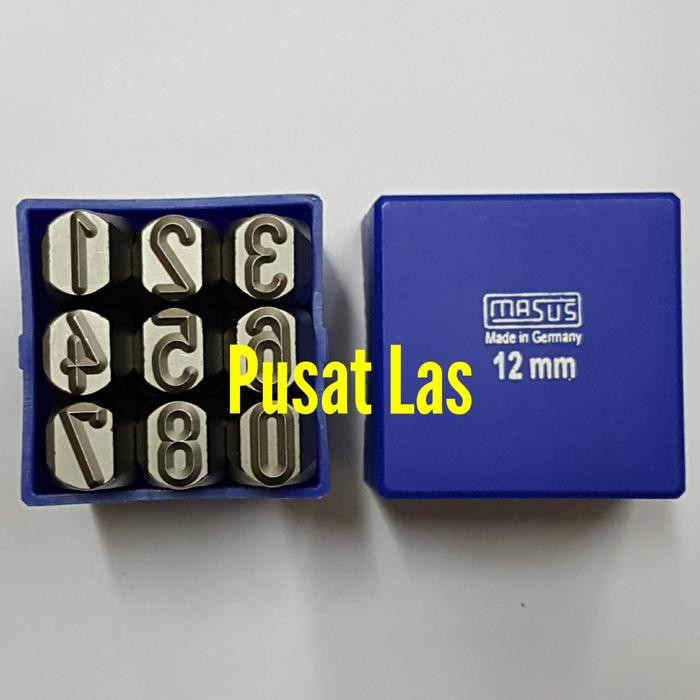 Jual Angka Ketok 12mm / Nomor Number Stamp Punch Figure 12 mm MASUS ...