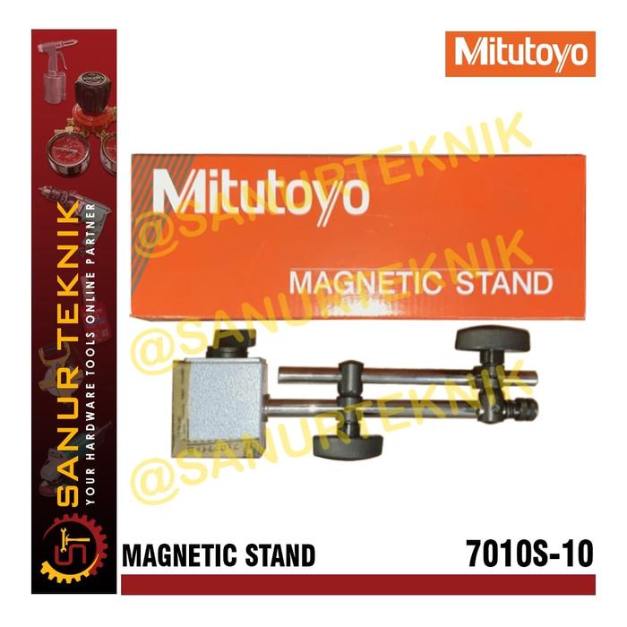 Jual MITUTOYO Magnetic Stand Base / Dudukan Dial Indicator 7010S-10 ...
