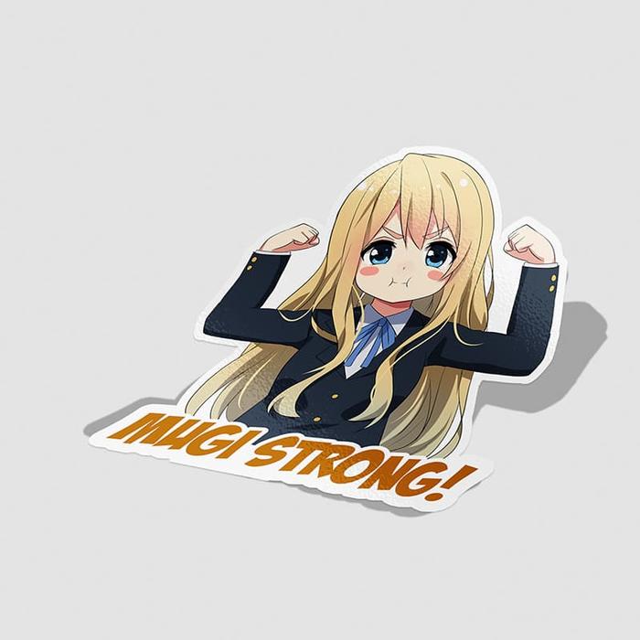 Jual Stiker Kotobuki "Mugi" Tsumugi (K-ON!) - Mugi Strong! - Kota ...
