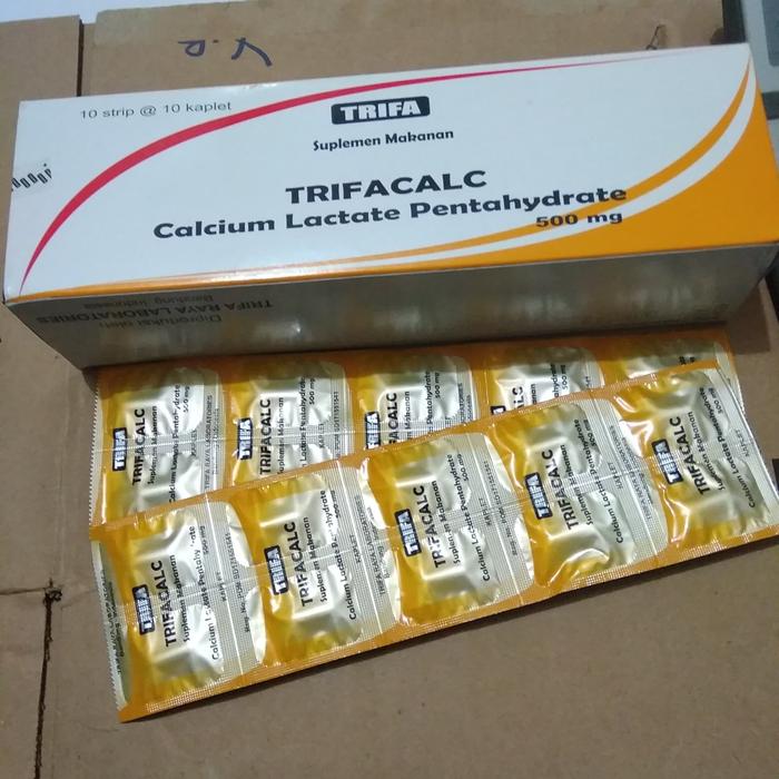 Jual trifacalc // suplemen kalsium // 10 tablet // 1 strip - Kota ...
