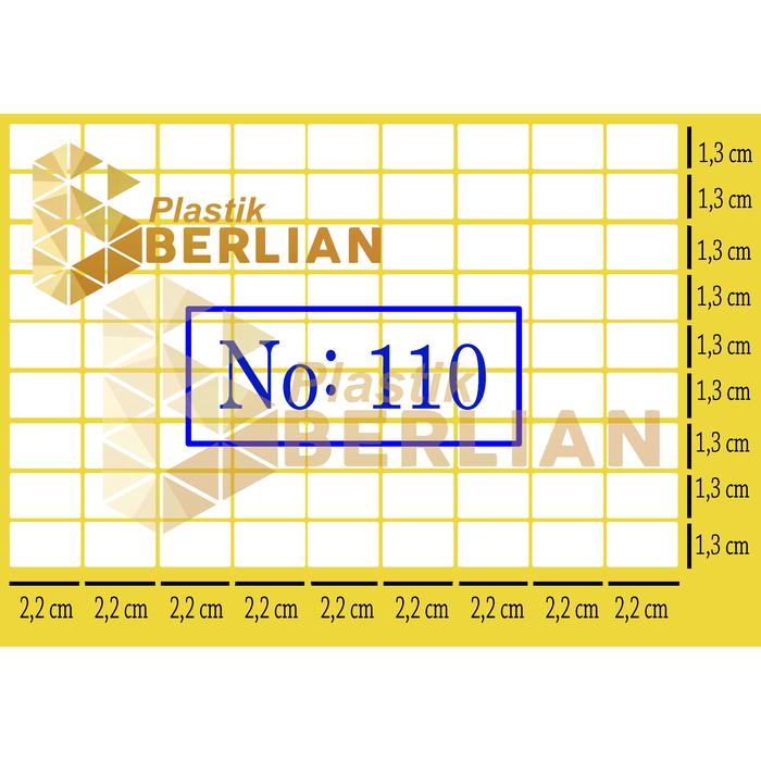 Jual Label 110 Sticker (810 label/pack) 2,1 x 1,7 cm - Kota Bandung ...