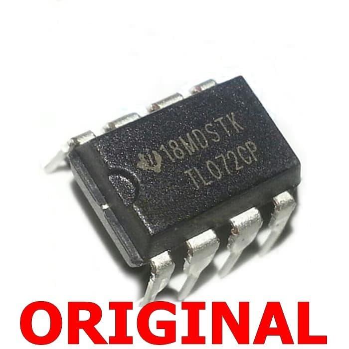 Jual Original TL072 TL 072 Low Noise JFET Operational Amplifier IC Asli ...