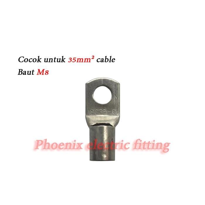 Jual Skun Scun SC35-8 Import Copper Terminal Copper Cable Lug - Jakarta ...