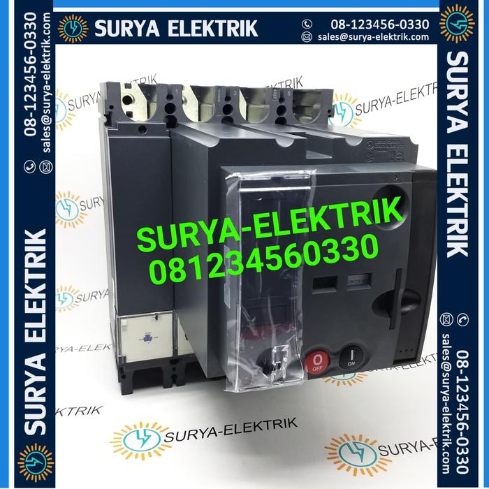 Jual mcb mccb breaker NSX630F nsx630 nsx 630 f 630A 4pole + motor ...