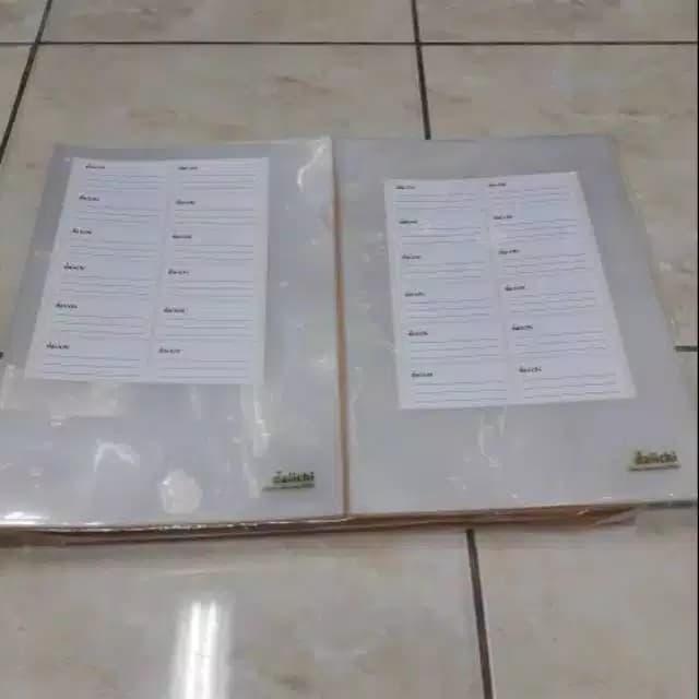 Jual Map L Clear Sleeve F4 Folio Bening DAIICHI / DAICHI - Kota Bekasi ...