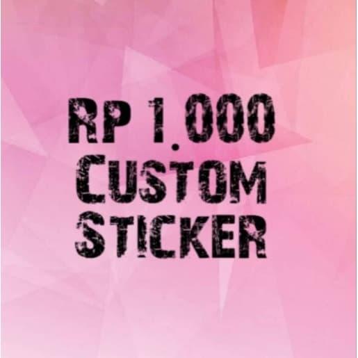 Jual Sticker Cutting Custom atau Sticker Decal Custom - Kota Medan ...