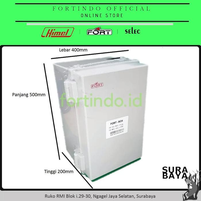 Jual BOX PANEL PCG-504020 KLEM ABS IP66 500X400X200 ENCLOUSURE PLASTIK ...