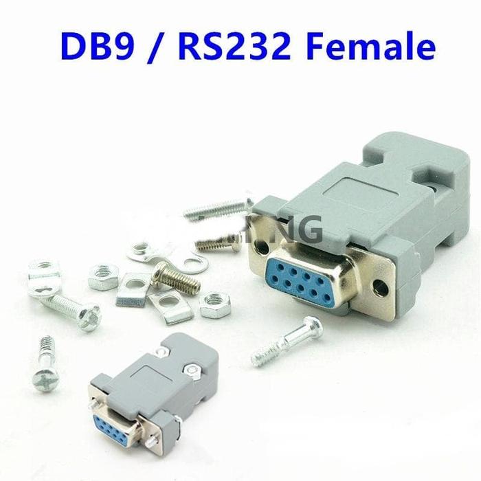 Jual DB9 Female + Cover Connector RS232 DB 9 pin - Kota Medan - Pi ...