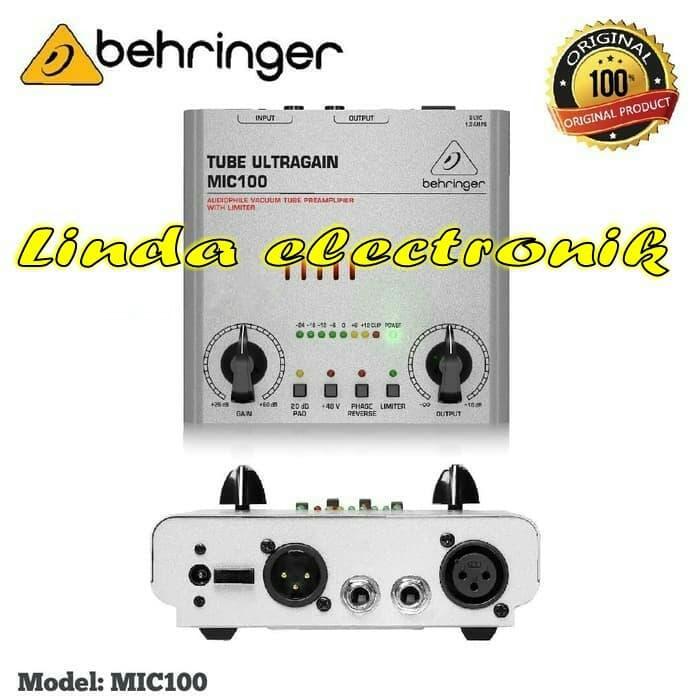 Jual Tube Preamplifier Direct Box Behringer MIC100 Original Single ...