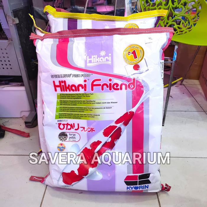 Jual HIKARI FRIEND 10KG SIZE LARGE / MAKANAN PAKAN KOI / PELET IKAN ...