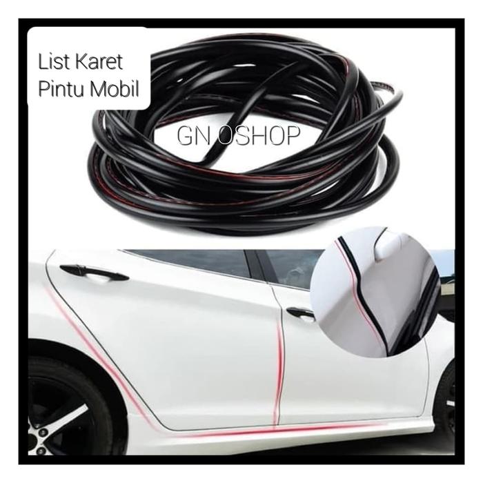 Jual Lis Karet Pintu Mobil Universal Karet Pelindung Gores List Car ...