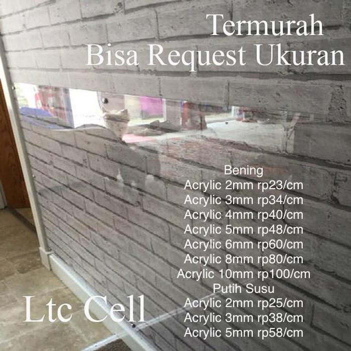 Jual Acrylic Bening 5mm 25x30cm Akrilik Lembaran - Jakarta Barat - Ltc ...